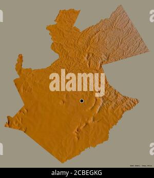 Bomet, county of Kenya. Solid color shape Stock Photo - Alamy