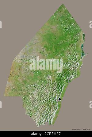 Shape of Kilifi, county of Kenya, and its capital. Distance scale ...