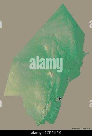Kilifi, county of Kenya. Solid color shape Stock Photo - Alamy