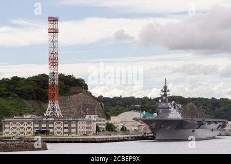 The Izumo-class helicopter destroyer of Japan Maritime Self-Defense ...