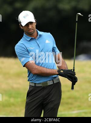 Aaron Rai during day one of the Betfred British Masters 2025 at The ...