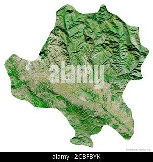 Shape of Radoviš, municipality of Macedonia, and its capital. Distance ...
