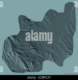 Rosoman, municipality of Macedonia. Solid color shape Stock Photo - Alamy