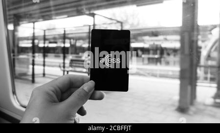 Access card from SL Stockholm public transport. This card allows you to ...