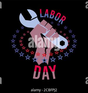worker employee profession labour day vector illustration Stock Vector ...