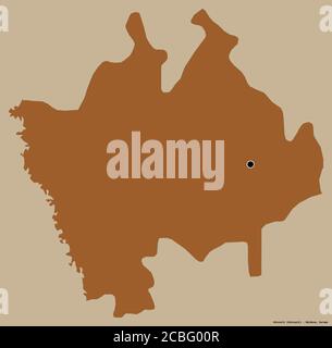 Hincesti, district of Moldova. Solid color shape Stock Photo - Alamy