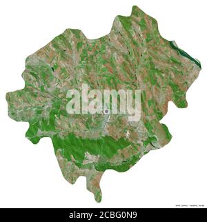 Shape of Orhei, district of Moldova, and its capital. Distance scale ...