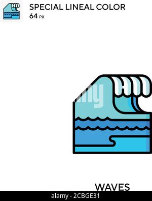 Surfing line icons collection. Waves, Board, Beach, Ocean, Swell ...