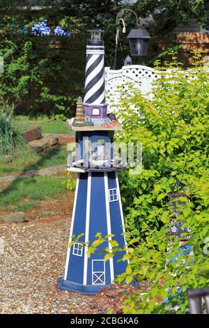 backyard nautical display Stock Photo - Alamy