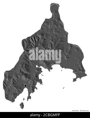 Rason, directly governed city of North Korea. Low resolution satellite ...