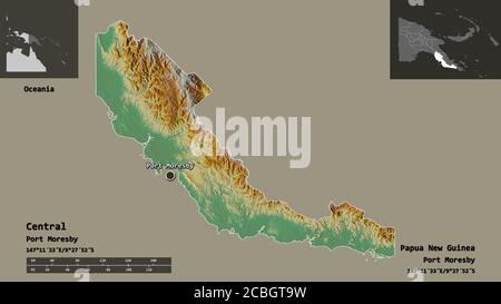 Central Province, province of Papua New Guinea. Open Street Map. Corner ...