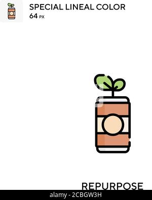 Repurpose special lineal color vector icon. Repurpose icons for your ...