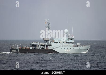 FGS Passau (M1096), a Type 333 Kulmbach class minehunter of the German ...