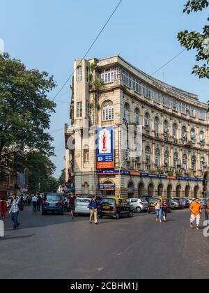 Elphinstone Building at Horniman Circle, Mumbai, India, built in the ...