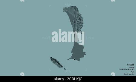 Map of Callao in Peru Stock Photo - Alamy