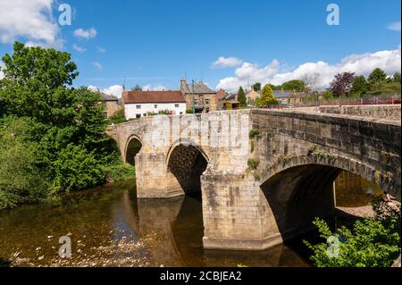 Felton old Bridge, Felton, Northumberland, UK Stock Photo - Alamy