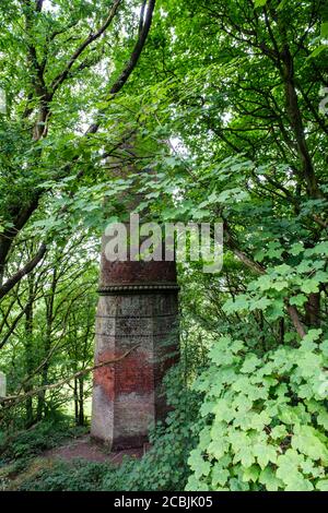 Fletcher's folly (chimney) at wet earth colliery in Clifton Country ...
