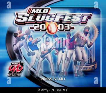 MLB Slugfest 2003 - Nintendo Gamecube Videogame - Editorial use only ...