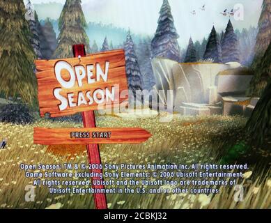 Open Season - Nintendo Gamecube Videogame - Editorial use only Stock ...