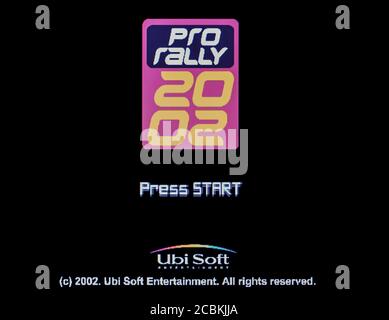 Pro Rally 2002 - Nintendo Gamecube Videogame - Editorial use only Stock ...