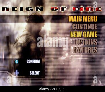 Reign of Fire - Nintendo Gamecube Videogame - Editorial use only Stock ...