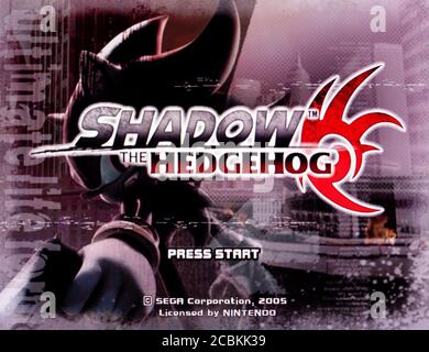 Shadow The Hedgehog - Nintendo Gamecube Videogame - Editorial use only ...