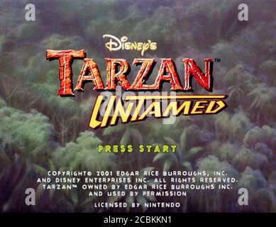 Disney's Tarzan Untamed - Nintendo Gamecube Videogame - Editorial use ...