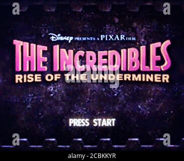 The Incredibles Rise of the Underminer - Nintendo Gamecube Videogame ...