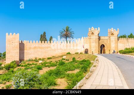 Chella, the castle of Rabat, Morocco Stock Photo - Alamy
