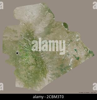 As Suwayda', province of Syria. Solid color shape. Locations of major ...