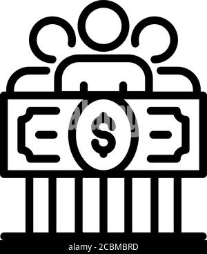Group allowance icon, outline style Stock Vector Image & Art - Alamy