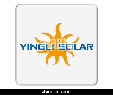 Yingli Solar icon logo isolated app button Stock Photo - Alamy