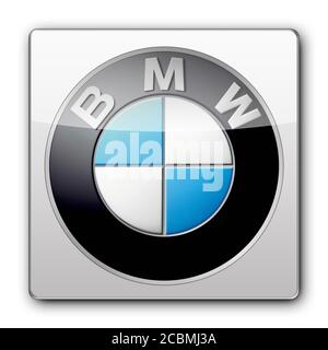 BMW logo symbol icon Stock Photo - Alamy