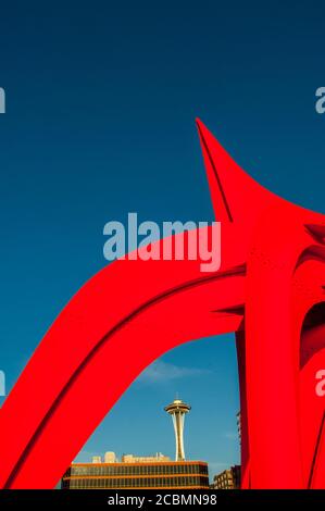 Eagle sculpture by Alexander Calder on display at Olympic Sculpture ...
