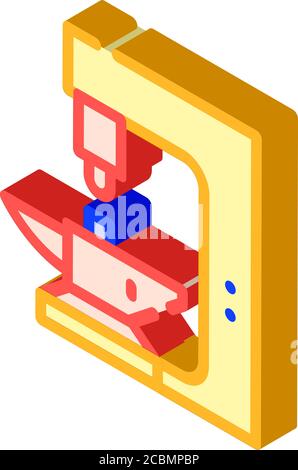 automatic forge icon color illustration Stock Vector Image & Art - Alamy