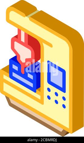 cnc computer numerical control color icon vector illustration Stock Vector Image & Art - Alamy