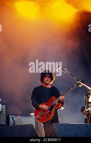 Peter Hayes of American Rock Band Black Rebel Motorcycle Club performs ...