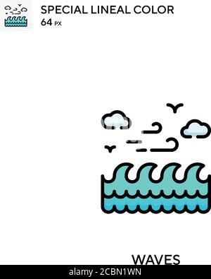 Surfing line icons collection. Waves, Board, Beach, Ocean, Swell ...