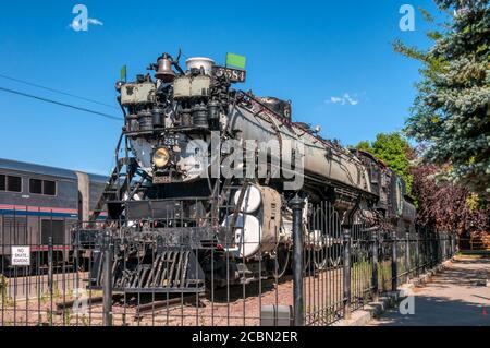 Great Northern S-2 Class "Northern" steam locomotive 2584 on display at ...