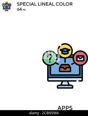 Apps Special lineal color vector icon. Illustration symbol design ...