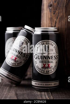 Old Guinness label for Extra Stout, bottled by Tennant Bros of ...