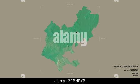 Area of Central Bedfordshire, administrative county of England ...