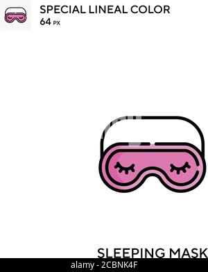 Sleeping Special lineal color vector icon. Sleeping icons for your ...