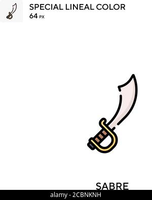 Sabre Special lineal color icon. Illustration symbol design template ...