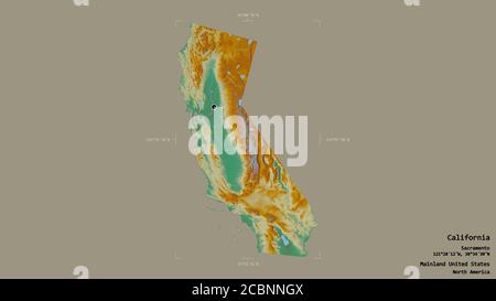 Map of Sacramento in California Stock Photo - Alamy