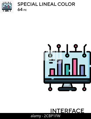 Profile Special lineal color icon. Illustration symbol design template ...