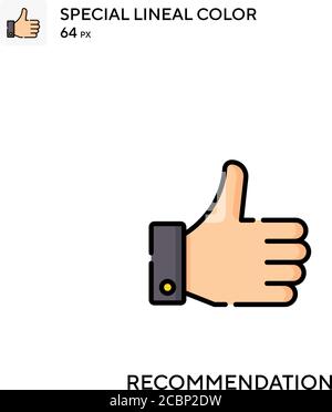Recommendation Special lineal color icon. Illustration symbol design ...