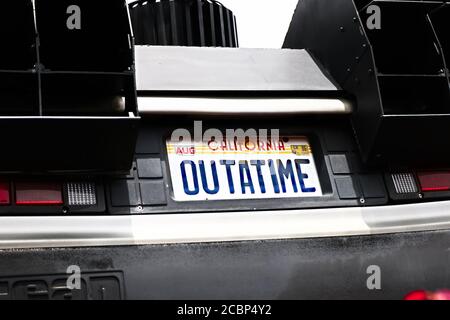 Osaka, Japan - Apr 23, 2016 : Delorean DMC-12 Interchangeable reactor ...