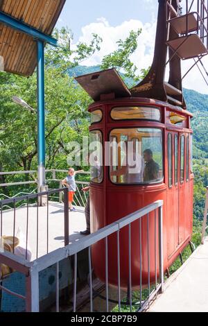 Khulo, Georgia - Ropeway in Khulo, Adjara, Georgia. It is built by ...