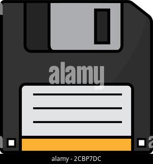 Isolated disket icon Stock Vector Image & Art - Alamy